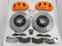 China 20 Rim Big Brake Kit Brembo 19Z 370*36mm Drilled Slots Disc Logo Custom for sale