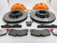 China 20 Rim Big Brake Kit Brembo 19Z 370*36mm Drilled Slots Disc Logo Custom for sale