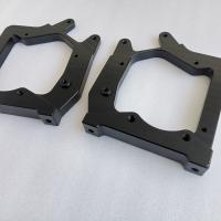 China Oxidation Black Aluminum Bracket For Car Rear Double Caliper for sale