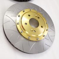 China Kia Auto Brake Discs 355*30mm Drilled Dragon Slot Disc for sale