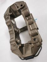 China 6 Position Car Brake Caliper GT6 Matte Gray Green Logo Customized for sale