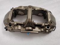China 6 Position Car Brake Caliper GT6 Matte Gray Green Logo Customized for sale