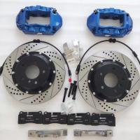 China Blue 4 Pot Brake Kit Rear Aluminum Bracket For Bmw E70 18IN for sale