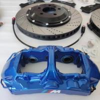 China Blue GT6 6 Pot Caliper 380X34 Disc Brake Line For BMW E70 for sale
