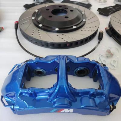 China Blue GT6 6 Pot Caliper 380X34 Disc Brake Line For BMW E70 for sale