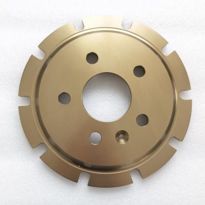 China 365*34mm Brake Disc Bell Champagne Floating Center Cap For Golf for sale
