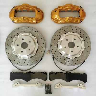 China 7075 Aluminum 6 Pot Brake Kit AMG6 Caliper 380*36mm Disc For 20in Wheel for sale