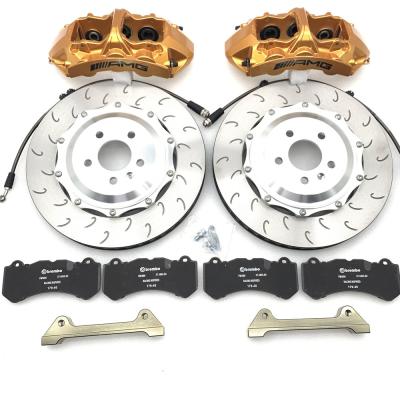 China Custom Gold GT6 Caliper Kit 355X32 Disc Flower Center Cap for sale