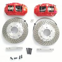 China Alloy 6 Pot Brake Kit Brembo GT6 355*32mm Drilled For Boxster 987 for sale