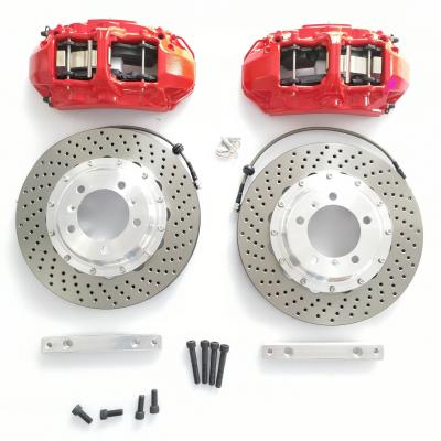 China Alloy 6 Pot Brake Kit Brembo GT6 355*32mm Drilled For Boxster 987 for sale