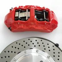 China Alloy 6 Pot Brake Kit Brembo GT6 355*32mm Drilled For Boxster 987 for sale