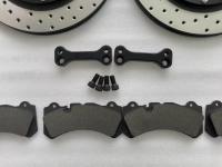China Car Brake Rear Enlarged Disc 324*10mm Bracket GT6 Backup Pads for sale