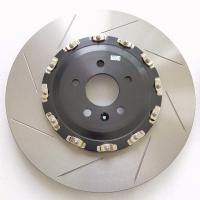 China Audi RS4 B7 Auto Brake Discs 390*34mm Slot Disc Floating Center for sale