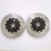 China Audi RS4 B7 Auto Brake Discs 390*34mm Slot Disc Floating Center for sale