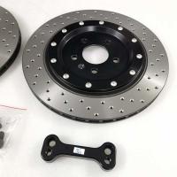 China Rear Cast Iron Brake Disc 370*22mm Center Bell For Audi A6 C7 Back for sale