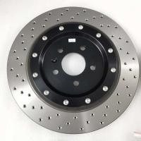 China Rear Cast Iron Brake Disc 370*22mm Center Bell For Audi A6 C7 Back for sale