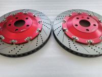 China BMW Car Front Brake Disc 370*36mm Full Floating Rear Center Bell for sale