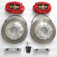 China Metal 4 Pot Brake Kit Brembo GT4 355*28mm Drilled For Porsche 987 Rear for sale