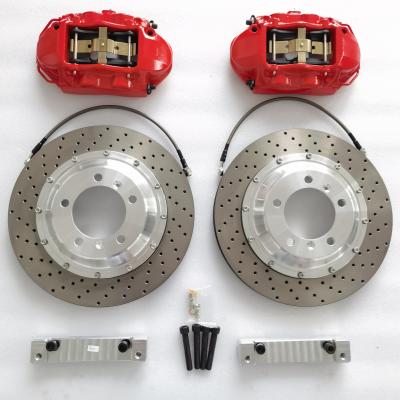China Metal 4 Pot Brake Kit Brembo GT4 355*28mm Drilled For Porsche 987 Rear for sale