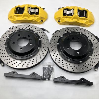 China HT250 Cast Iron 6 Pot Brake Kit Caliper 355x32mm Aluminum Brake Rotor For 987 for sale