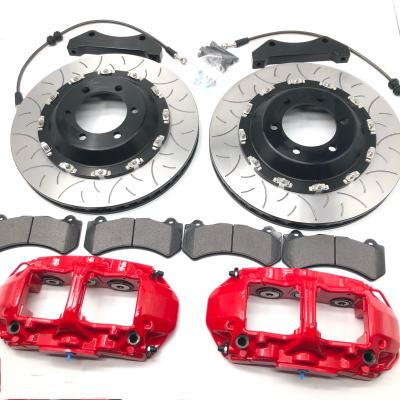 China Cast Iron 6 Pot Brake Kit Caliper 355x32mm Aluminum Brake Rotor For Front for sale