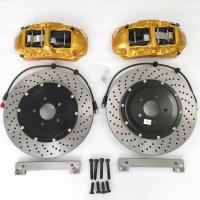 China Nissan GTR R35 6 Pot Brake Kit Brembo GTN 380*34mm Metal Bracket for sale