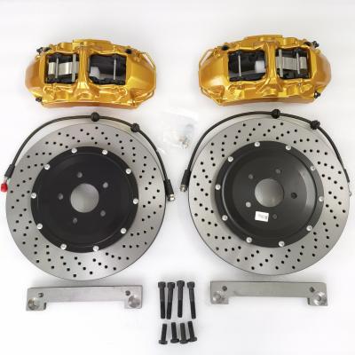 China Nissan GTR R35 6 Pot Brake Kit Brembo GTN 380*34mm Metal Bracket for sale