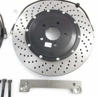 China Nissan GTR R35 6 Pot Brake Kit Brembo GTN 380*34mm Metal Bracket for sale