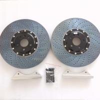 China Cast Iron Drilled Brake Disc 420*40mm For Audi A6 10 Pots Brake Caliper for sale