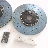 China Cast Iron Drilled Brake Disc 420*40mm For Audi A6 10 Pots Brake Caliper for sale