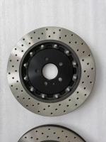 China Rear Enlarged Car Brake Disc 370*22mm Black Bell For BMW G38 for sale