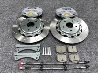 China Rear 2 Pot Caliper Ap7700 330*24mm Auto Brake Discs For Bmw E92 M3 Logo Customized for sale