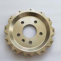 China CNC Machine Alloy Center Bell For Audi A7 Rear 355*22mm Disc for sale