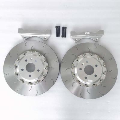 China 380*36mm J Hook Floating Bell Front Brake Discs For Audi TT RS for sale