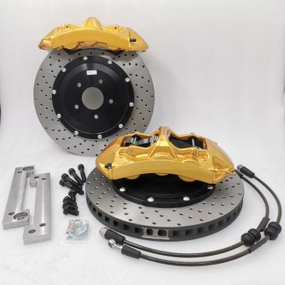 China Hydraulic 6 Pot Brake Kit BBK GT6 405*34mm Painting Gold For Porsche 911 922 for sale