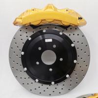 China Hydraulic 6 Pot Brake Kit BBK GT6 405*34mm Painting Gold For Porsche 911 922 for sale