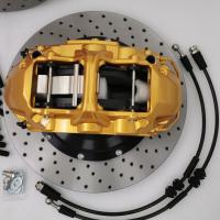 China Hydraulic 6 Pot Brake Kit BBK GT6 405*34mm Painting Gold For Porsche 911 922 for sale