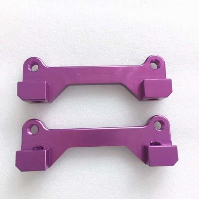 China Custom Purple Car Brake Bracket Aluminum Caliper Adapter For BMW for sale
