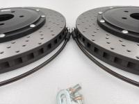 China 370*36mm Car Brake Disc Black Center Bell Brake Line Iron Bracket for sale
