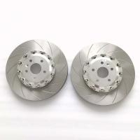 China 19 Inch Auto Brake Discs 370*32mm Groove Curved Disc Floating Bell For TT RS for sale