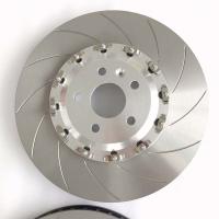China 19 Inch Auto Brake Discs 370*32mm Groove Curved Disc Floating Bell For TT RS for sale