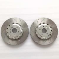 China 19 Inch Auto Brake Discs 370*32mm Groove Curved Disc Floating Bell For TT RS for sale
