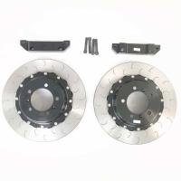 China CNC Aluminum Auto Brake Discs 380*28mm Center Bell Bracket For Porsche 991 Rear for sale