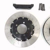 China CNC Aluminum Auto Brake Discs 380*28mm Center Bell Bracket For Porsche 991 Rear for sale