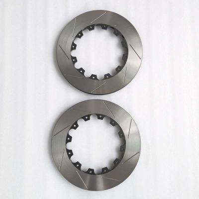 China Audi RS6 C7 Auto Brake Discs 355*22mm Rear Rotor Disc Bell for sale