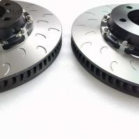 China Porsche 982 Auto Brake Discs 350*34mm J Hook Floating Center Bell for sale