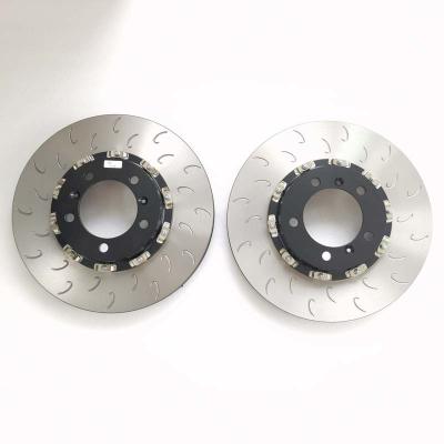 China Porsche 982 Auto Brake Discs 350*34mm J Hook Floating Center Bell for sale