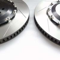 China 8 Slots Cast Iron Brake Disc 410*36mm Floating Center For Audi RS6 for sale