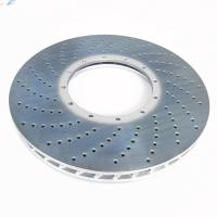China Gray Cast Iron HT250 Brake Disc 420*40mm Drilled Disc Rotor For Audi for sale