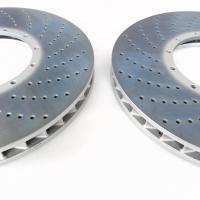 China Gray Cast Iron HT250 Brake Disc 420*40mm Drilled Disc Rotor For Audi for sale